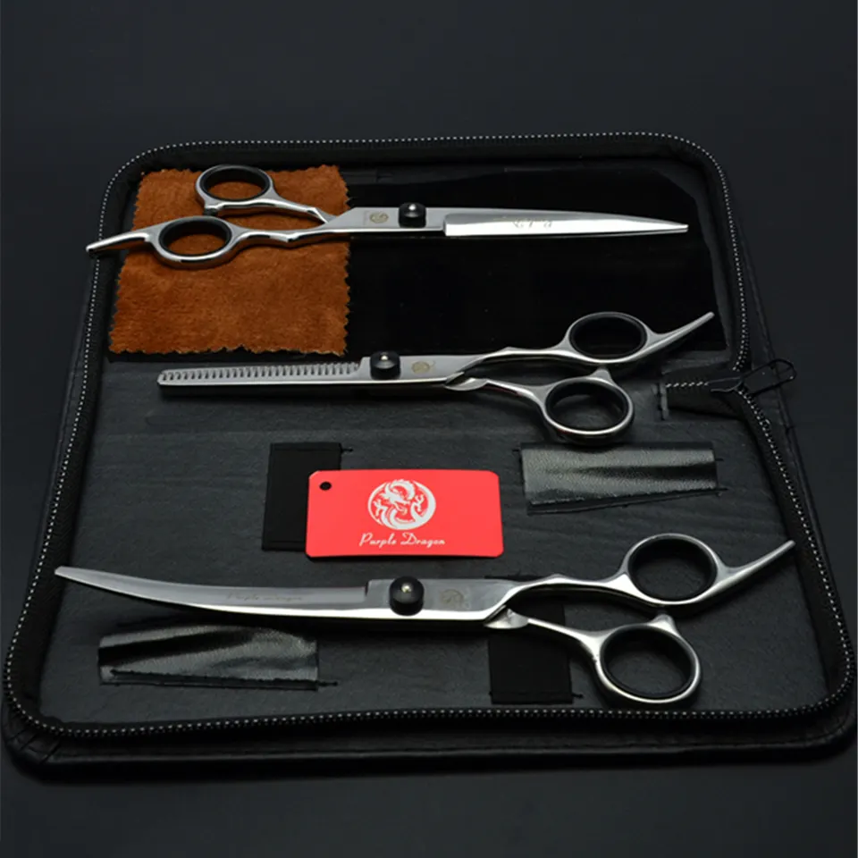 SET DE 3 TIJERAS PARA CORTAR PELO DE PERRO + PEINE PARA PERROS 6 ...