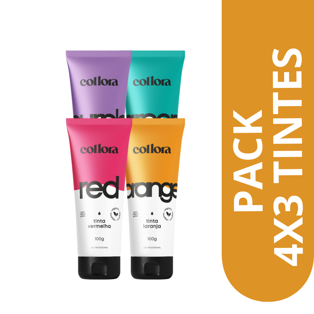 PACK 4X3 TINTES - COLLORA - Todo peluquería canina │ ELOIBY